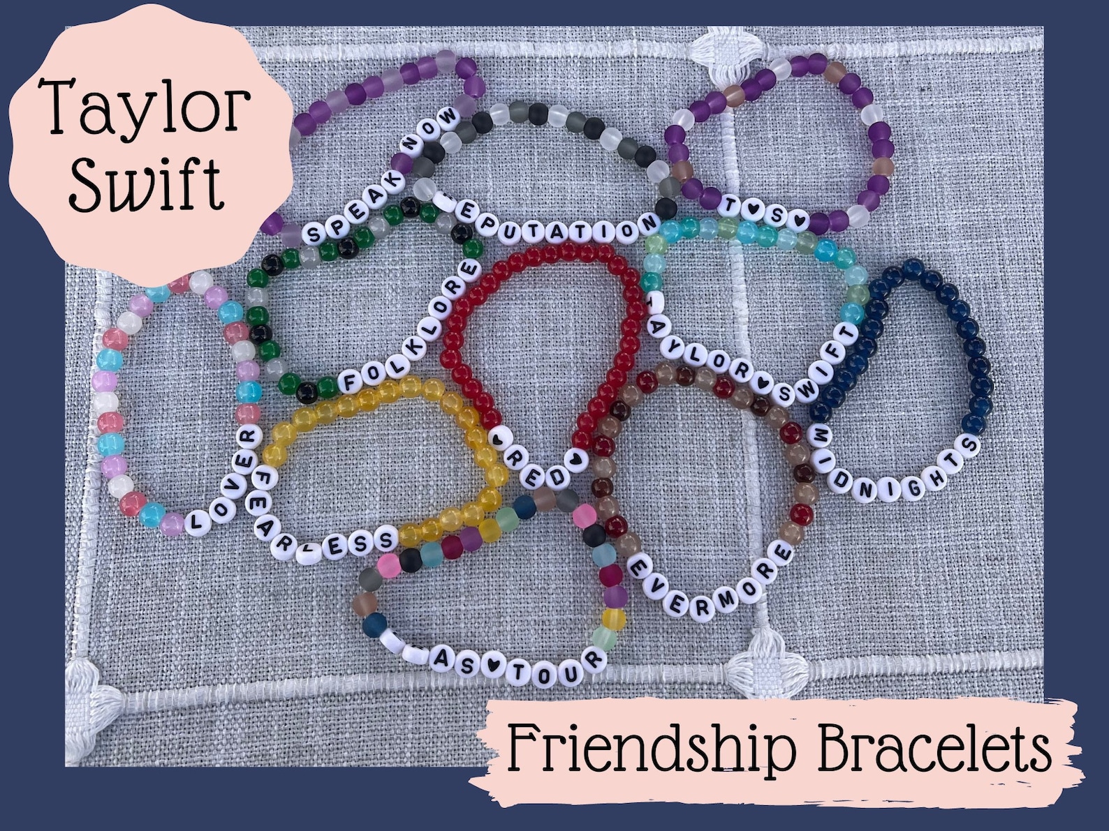 Taylor Swift Friendship Bracelet-eras Tour Bracelet-taylor - Etsy