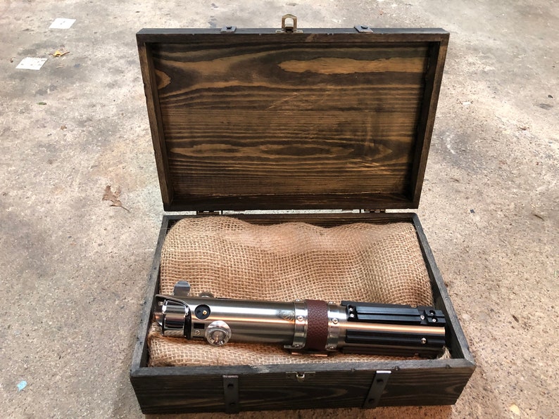 Lightsaber Display Case Star wars light saber box light | Etsy
