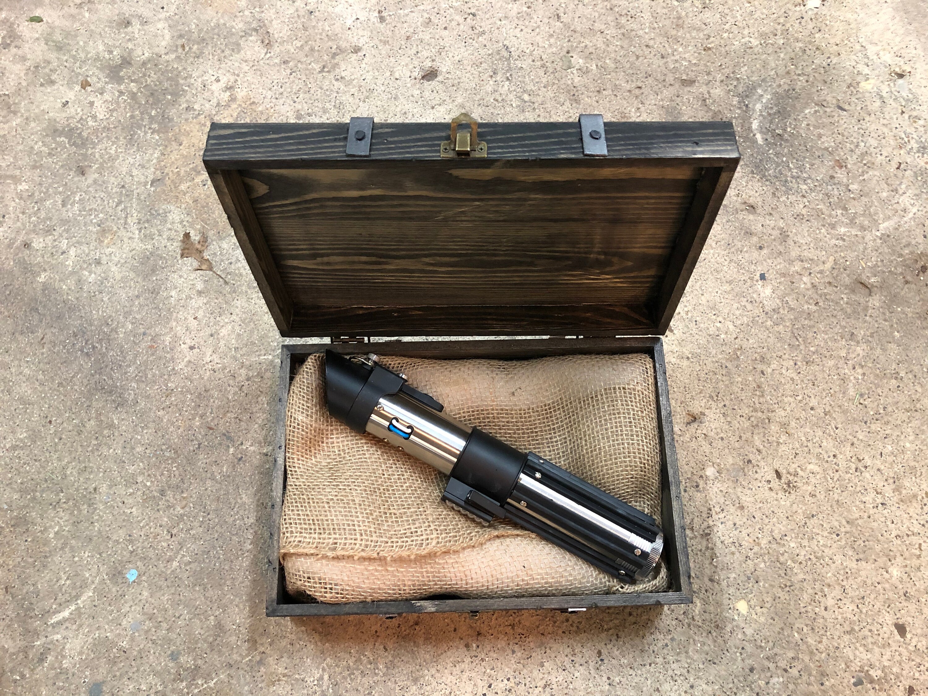 Lightsaber Display Case Star wars light saber box light | Etsy