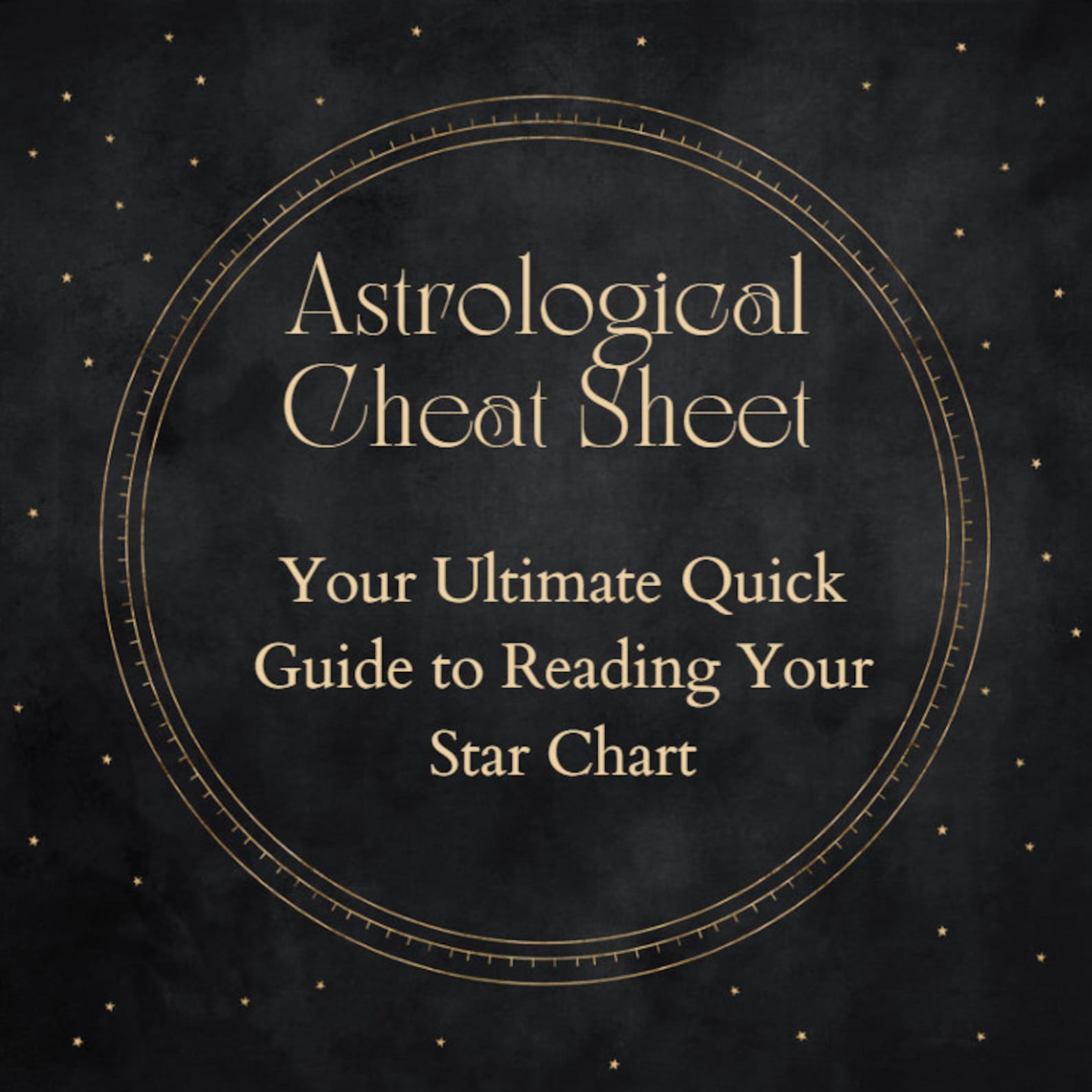 Astrological Cheat Sheet: Your Ultimate Guide to Reading Your Star Chart - Etsy