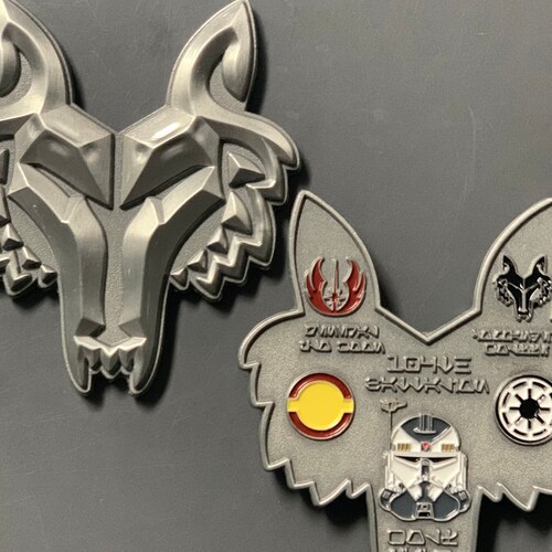 104th Clone Battalion Wolf Pack Challenge Coin Version 2 - Etsy