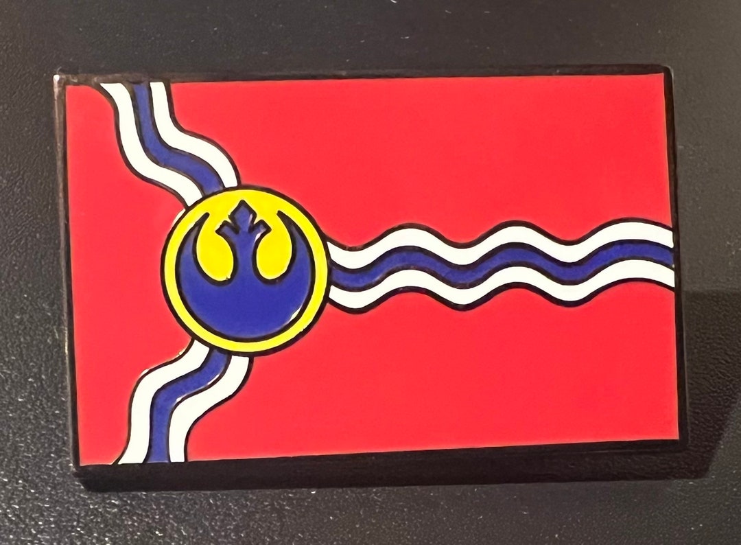 St. Louis Rebel Flag Pin - Etsy