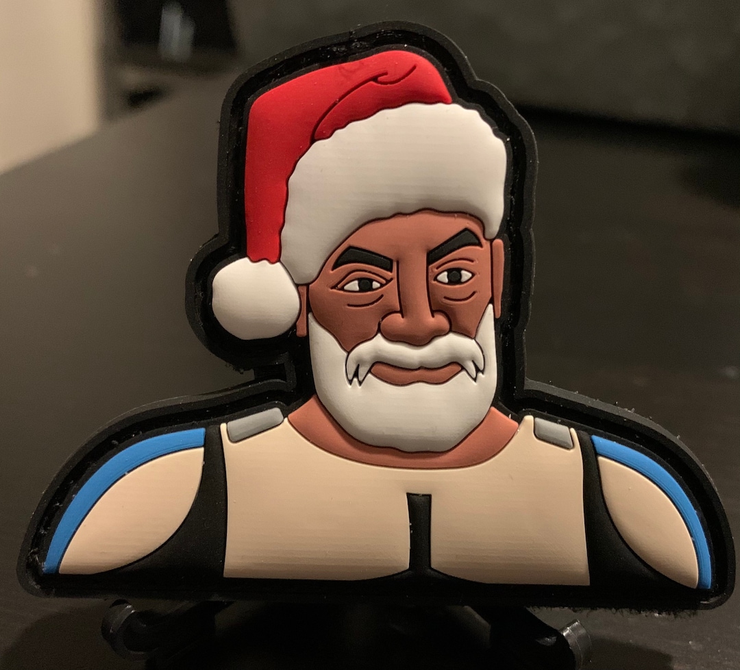 Santa Rex PVC Morale Patch Captain Clone - Etsy