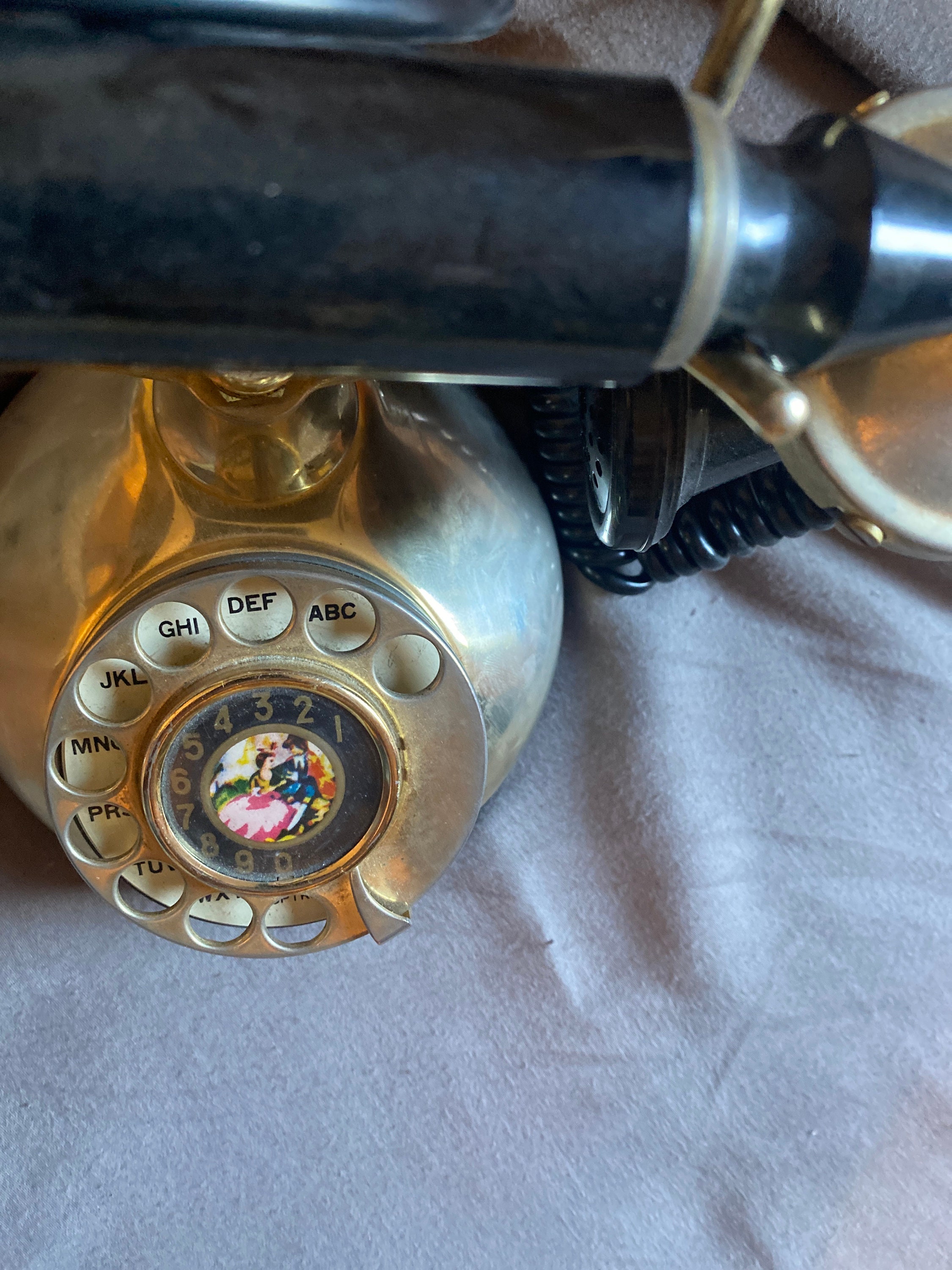 1960s Telephone Brass Victorian Style - Etsy