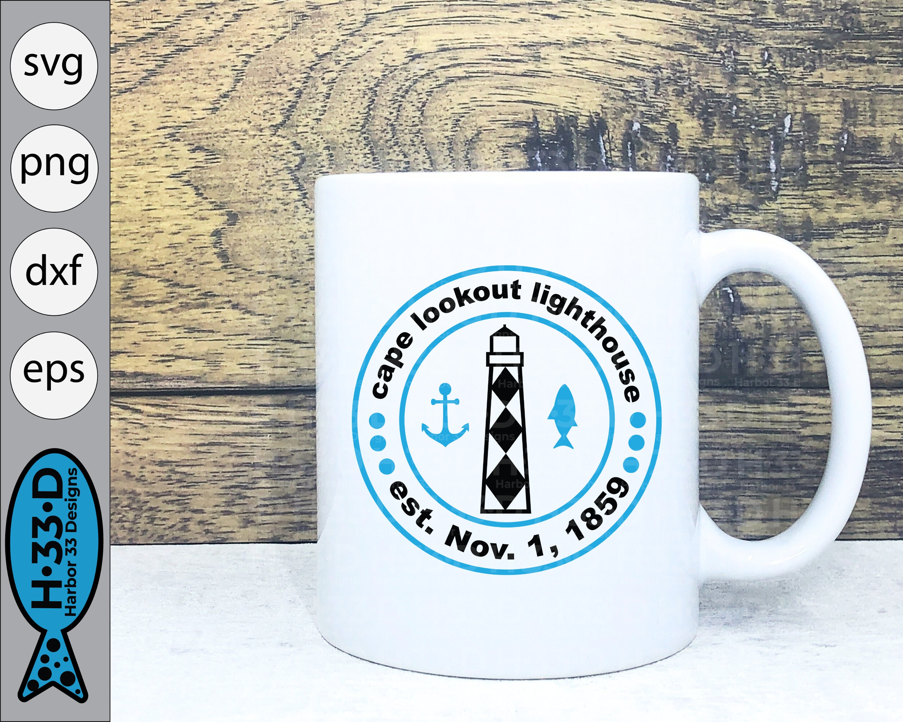Cape Lookout Lighthouse, Lighthouse Svg, Outer Banks Svg - Etsy