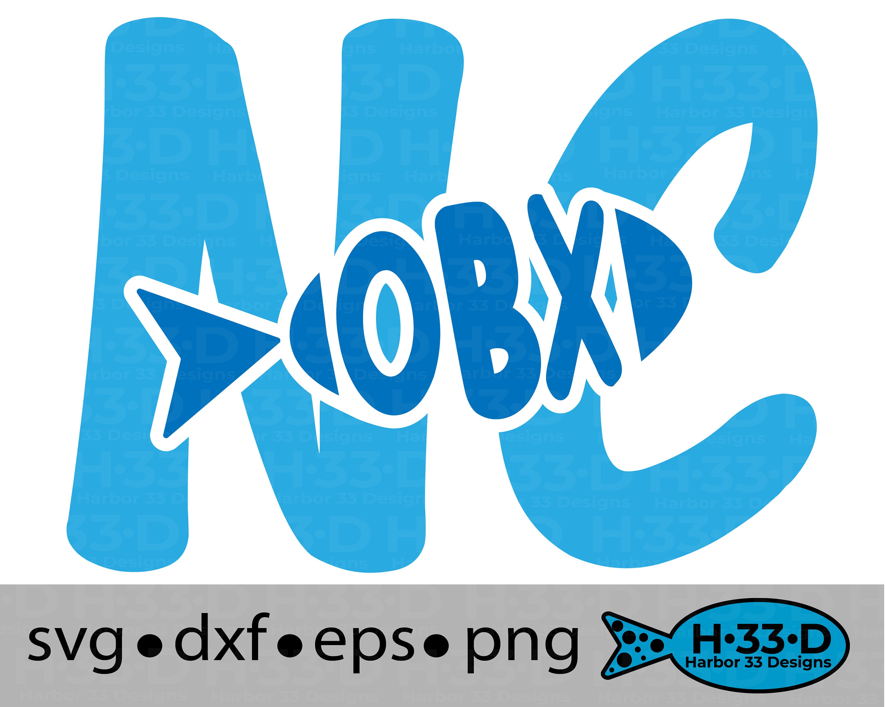 Outer Banks Fish Svg; Outer Banks Cricut, OBX Silhouette, OBX Svg ...