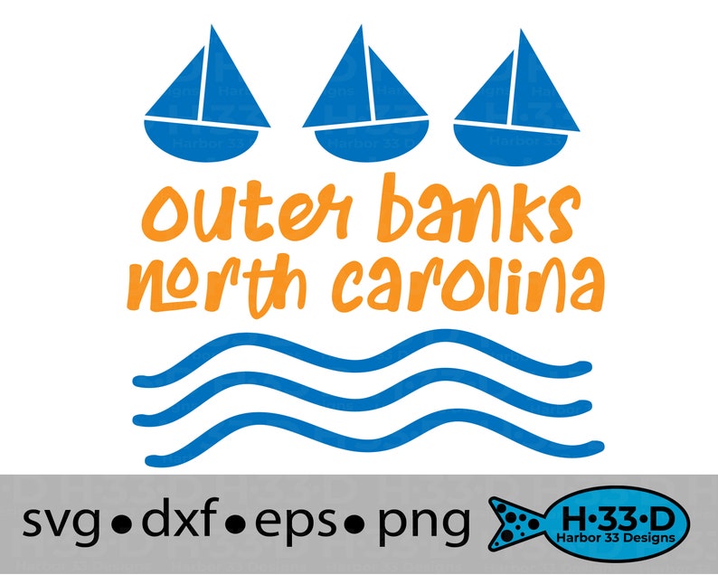 Outer Banks Svg, Outer Banks Cricut, Outer Banks Silhouette, OBX Svg ...