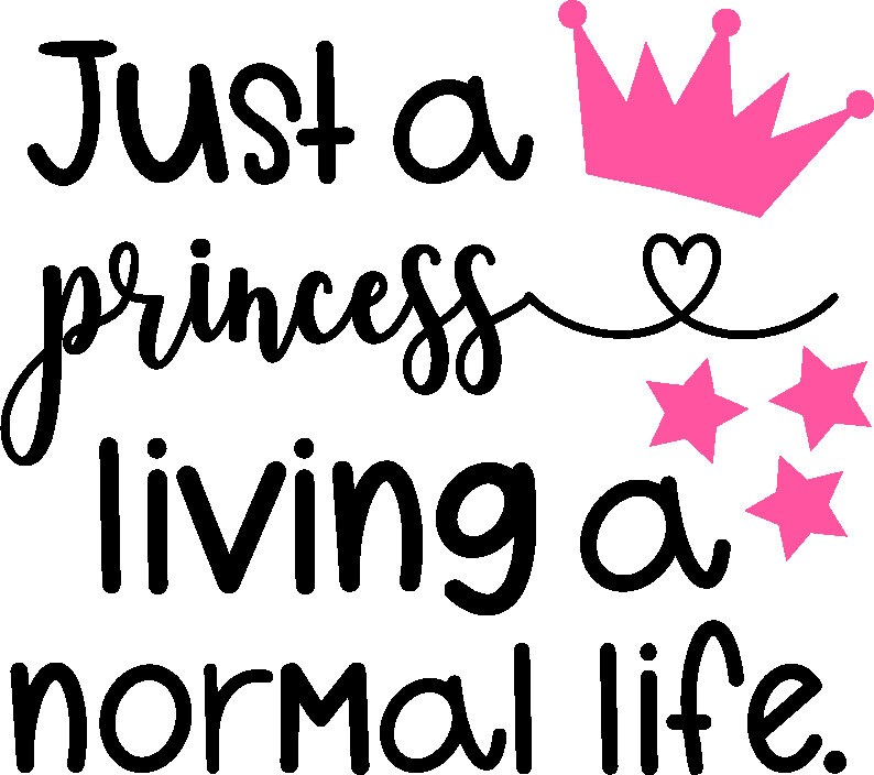 Princess svg para Cricut y Silhouette, diseño de camiseta de princesa ...