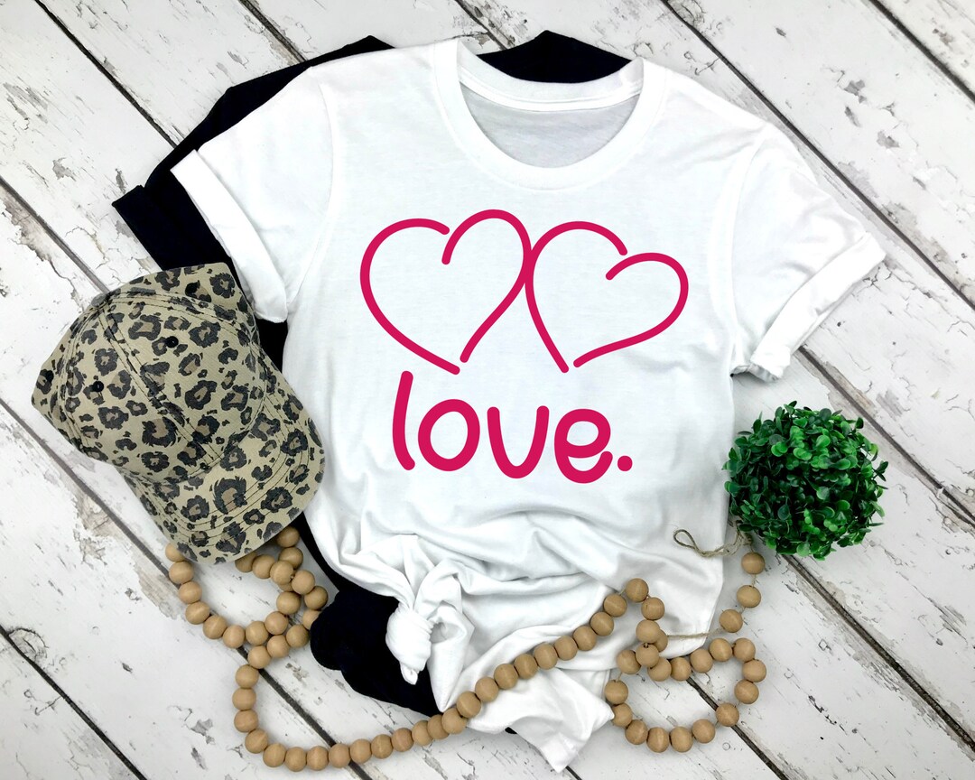 Two Hearts Svg, Hearts Cricut, Hearts Silhouette, Love Svg, Love Cricut ...