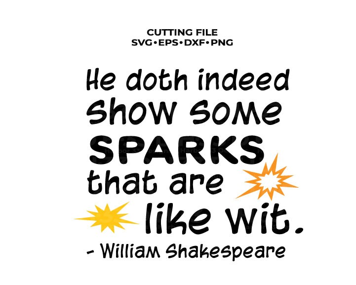 Shakespeare Insult T Shirt Shakespeare Svg Book Lover Svg Etsy