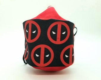 Deadpool Face Mask - Etsy