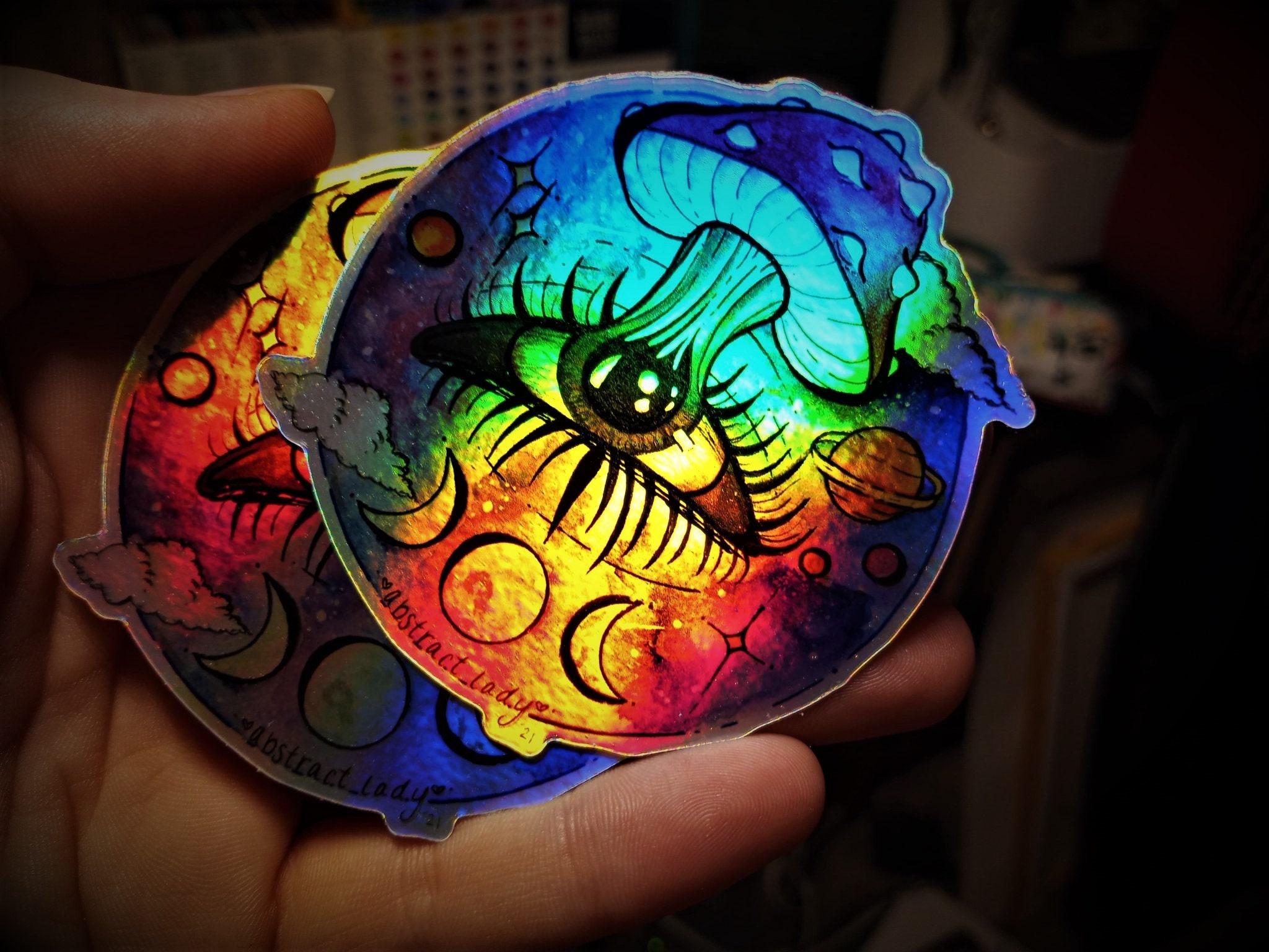 Toadally Spaced Holo Sticker Materials Card Making & Stationery etna.com.pe