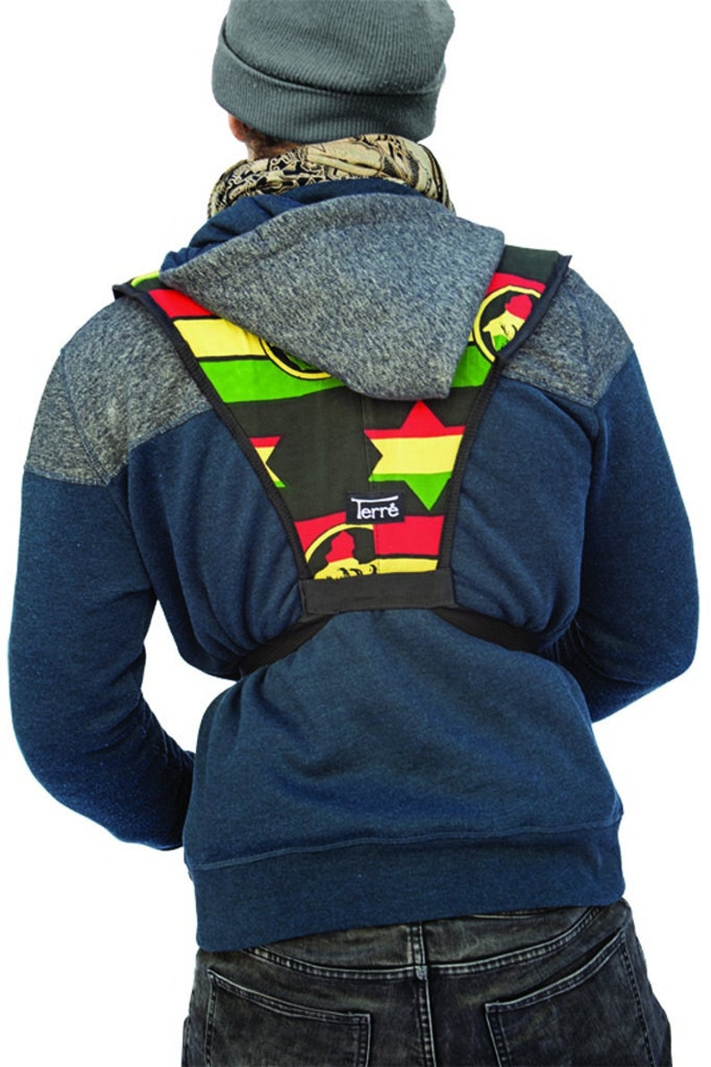 Djembe Belt Rasta or Black Djembe Backpack Back-strap - Etsy
