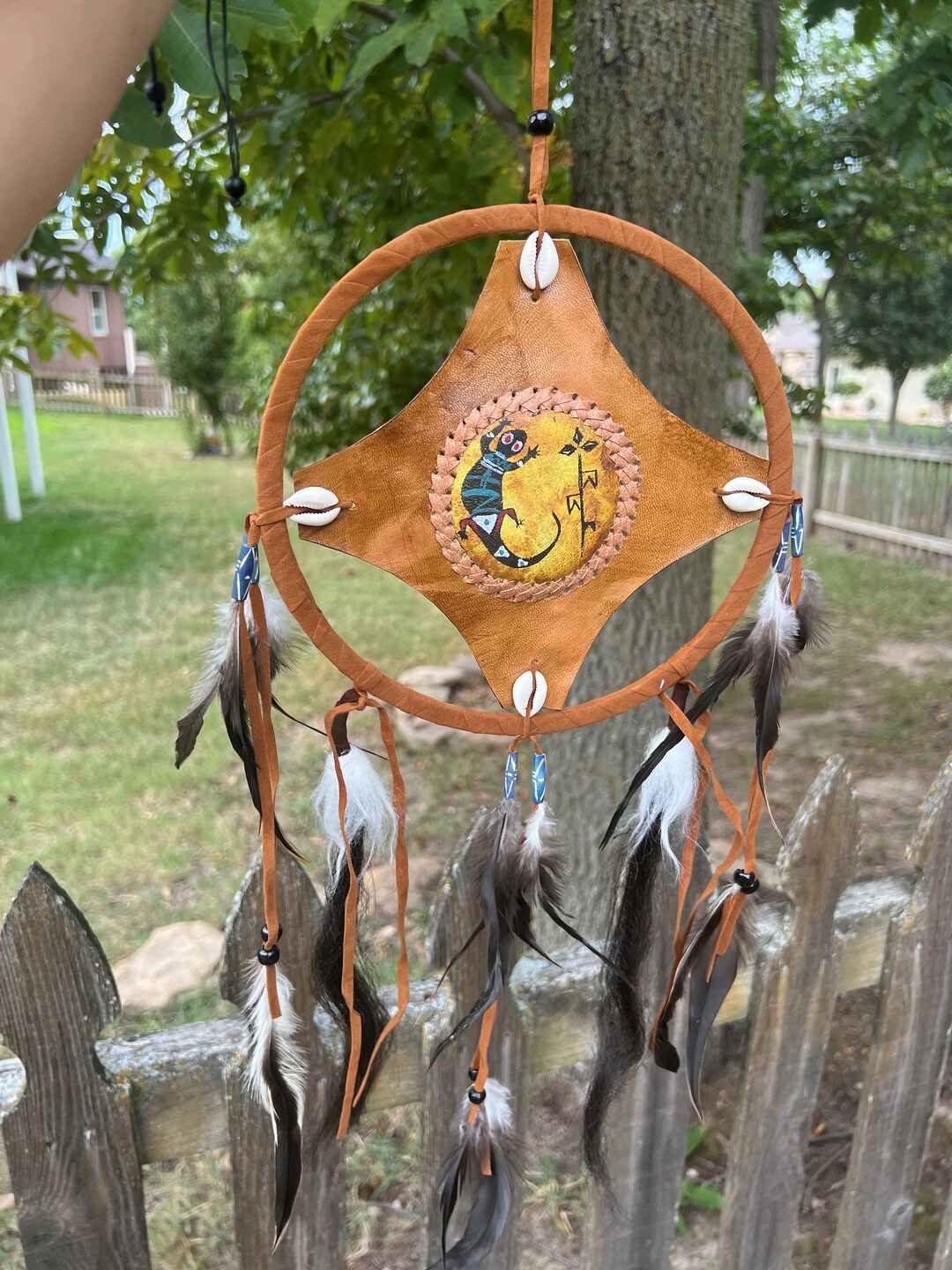 Dream Catcher Life of Tree Double Net Brown Handmade 8.5 Inch - Etsy