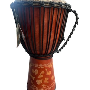 Terre Percussion Djembe Standard Line Carve Handmade Drum Carved ...