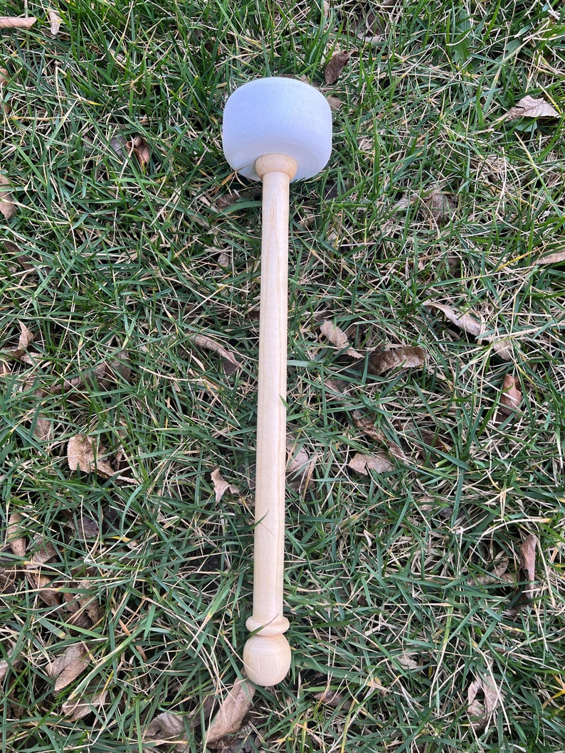 Stick or Mallet for Singing Bowl Crystal Bowl, Wood With Soft Felt - Etsy