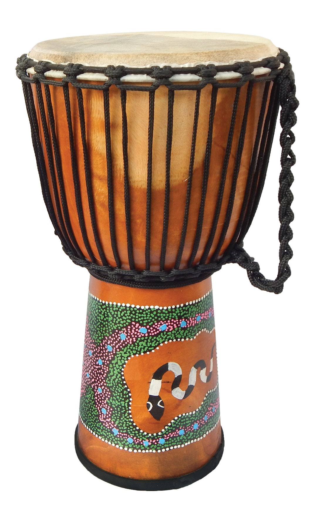 Djembe Standard Paint, 16" Tall 8" Head, 20" Tall 10" Head, 24" Tall 12 ...