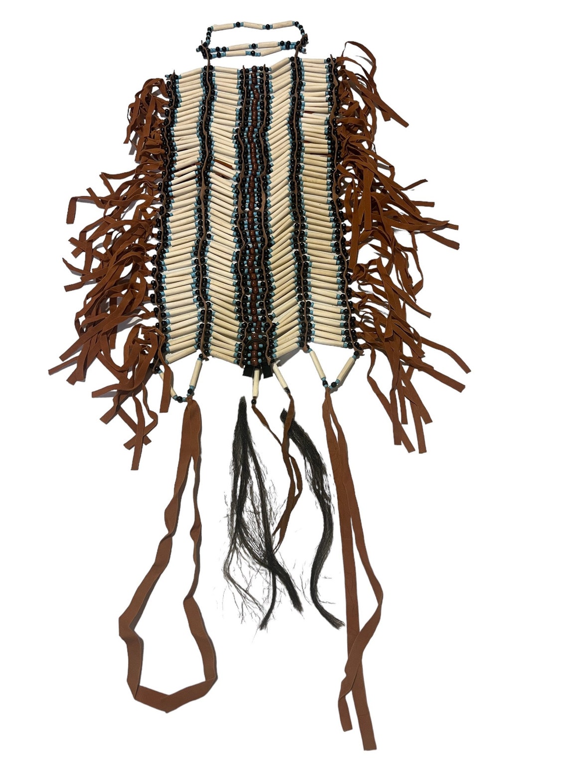 Indian Beaded Breast Chest Plate 20 Inch Five Colors - Etsy