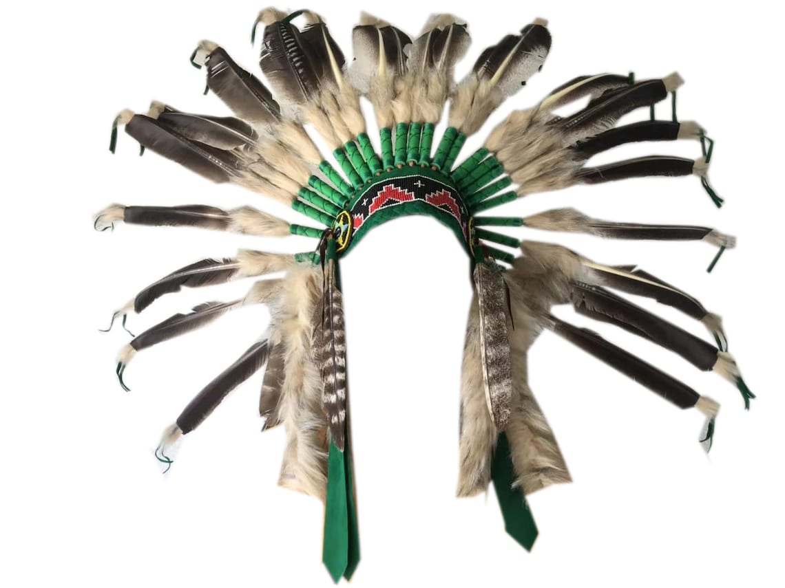 Warbonnet Chiefhats Native American Indian Inspired Feather - Etsy