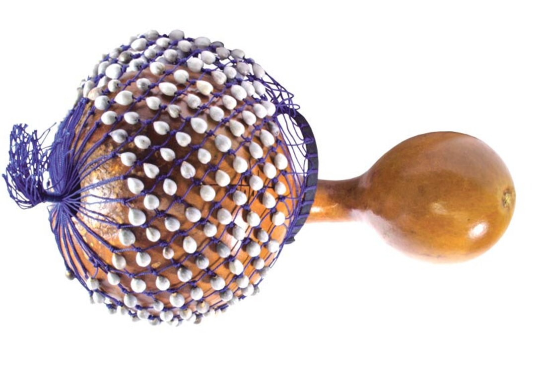 Natural Squash Percussion Chekere With Seed Net - Etsy