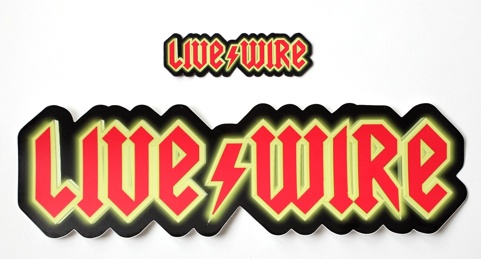 LIVE WIRE Official Logo Bumper Sticker 10 X 3 | Etsy