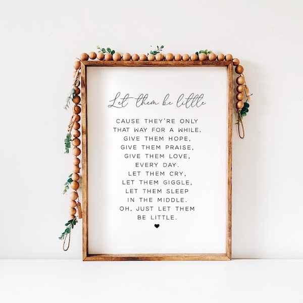 Let Them Be Little - Etsy