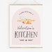 Custom Watercolor Play Kitchen Sign, Personalized Gift for Little Girl ...