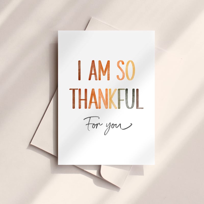 Thankful for You - Etsy