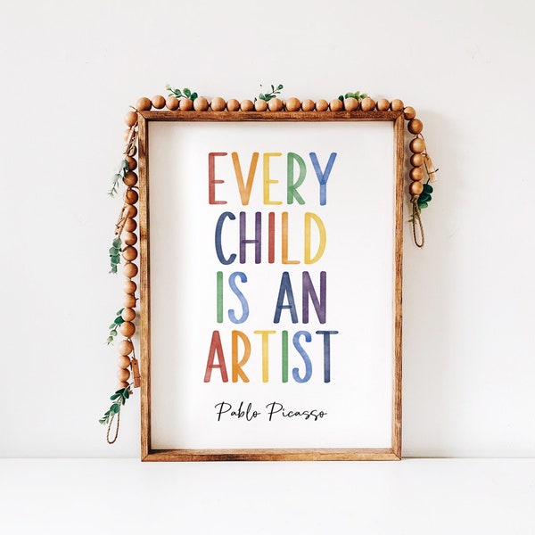 Every Child is an Artist - Etsy