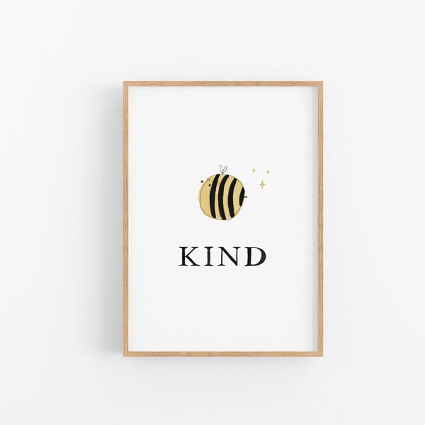 Bee Poster - Etsy