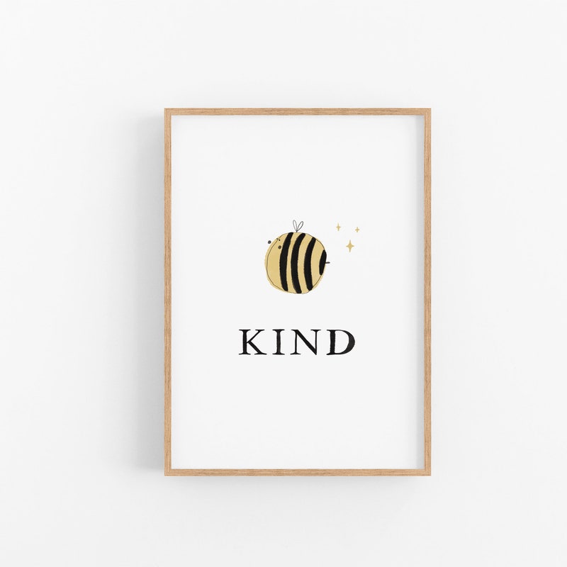 Be Kind Poster - Etsy