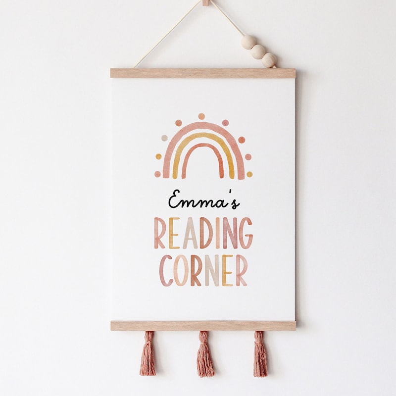 Reading Corner Sign - Etsy