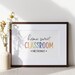 Home Sweet Classroom Sign With Teacher Name, Custom Classroom Print ...