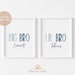 Custom Big Bro Lil Bro Print SET of 2 Prints Custom Brother - Etsy