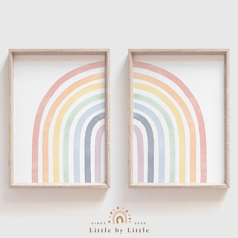 Rainbow Print - Etsy