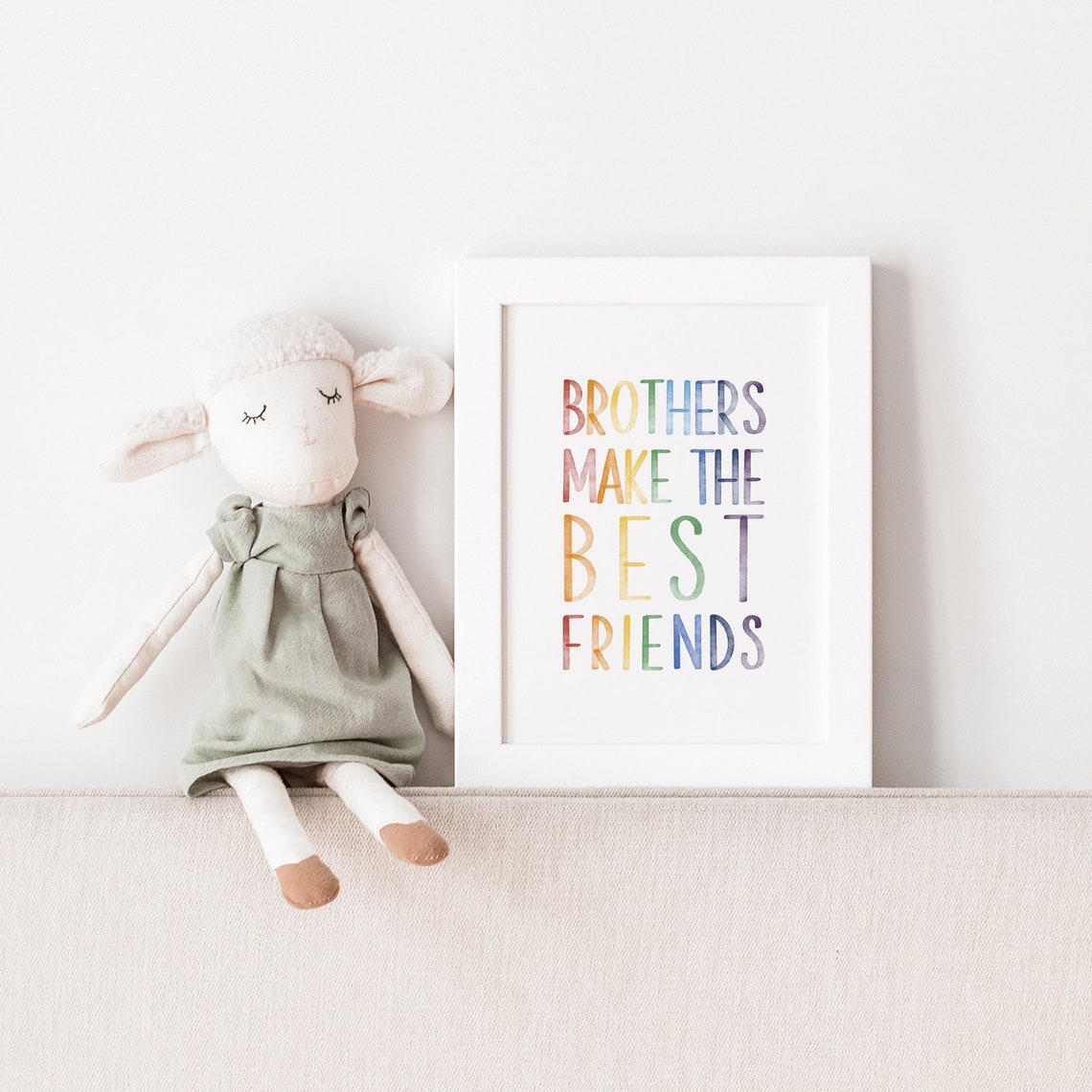 Brothers Wall Art Brothers Make the Best Friends Brothers - Etsy
