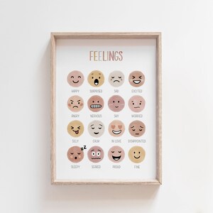 Set of 4 Calming Corner Prints, Boho Watercolor, Calming Techniques ...