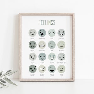 Sage Green Watercolor Learning Prints, SET of 6, Alphabet, Numbers ...