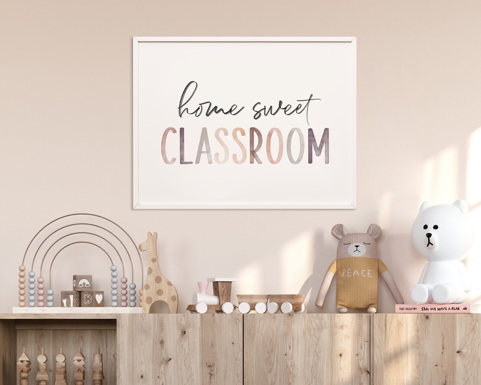 Home Sweet Classroom Sign Neutral Classroom Decor - Etsy