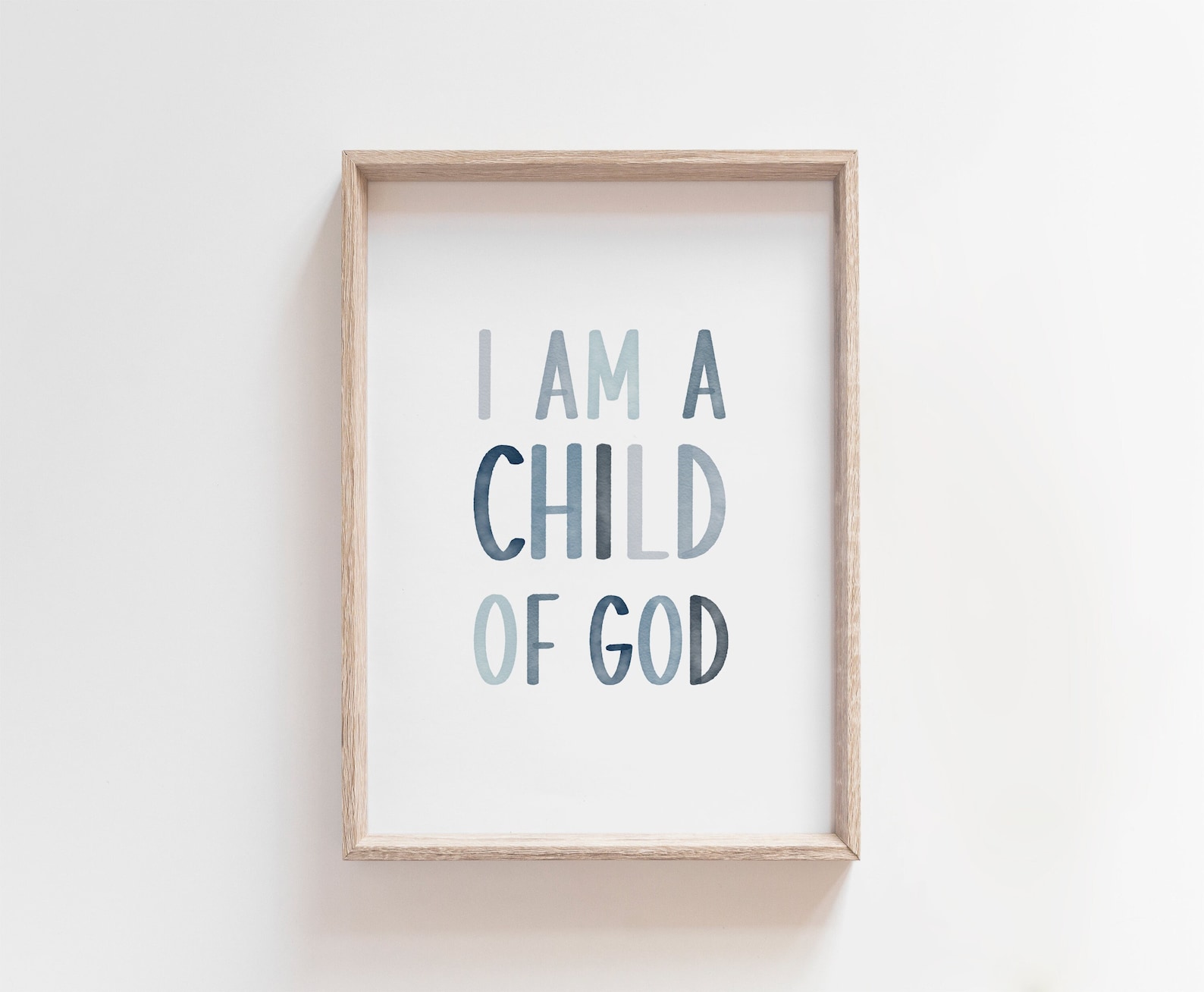 I Am a Child of God Nursery Bible Verse Child of God Print - Etsy