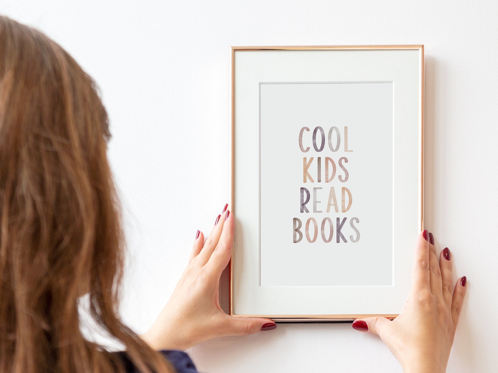 Cool Kids Read Books Boho Classroom Decor Kids Wall Art - Etsy