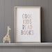 Cool Kids Read Books, Boho Classroom Decor, Kids Wall Art, Neutral ...
