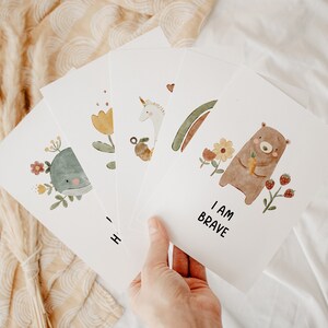 36 Affirmation Cards for Kids Printable, Positive Daily Affirmation ...