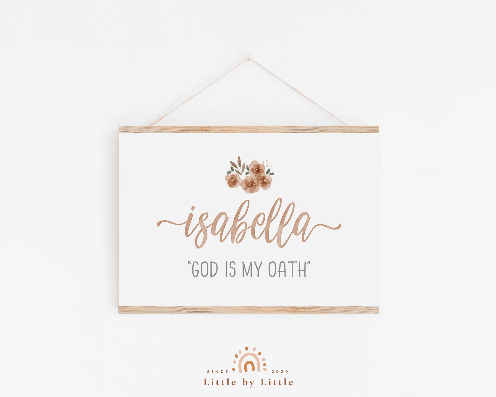 Isabella Name Sign Isabella Name Meaning Print Baby Shower | Etsy