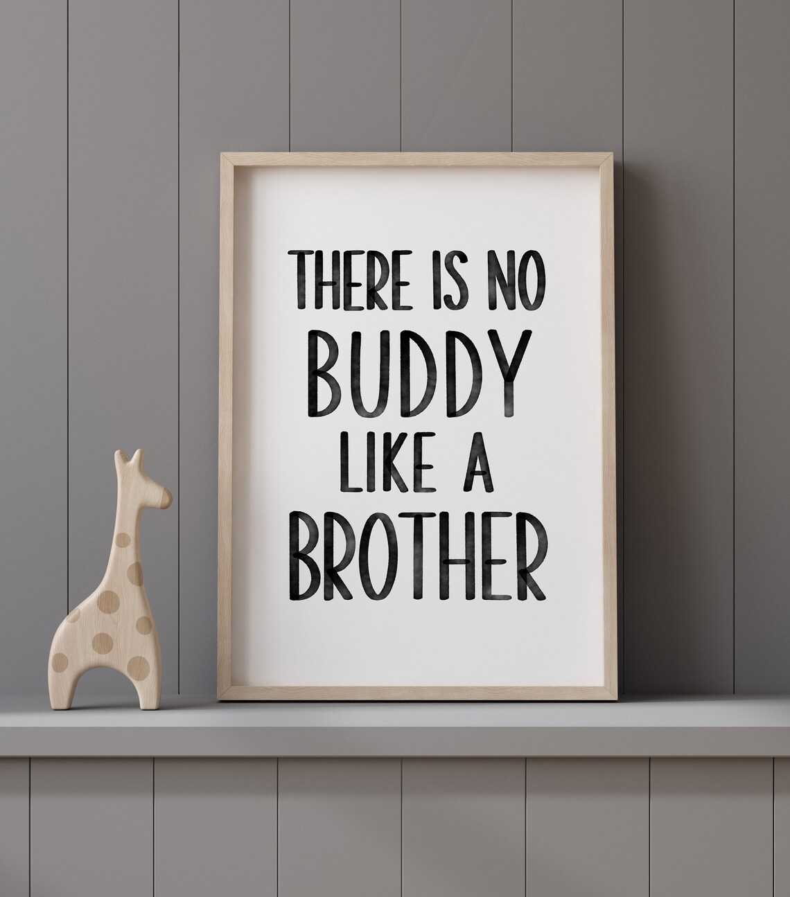Brother Quote Print: Minimalist Boys Room Decor (digital Download) - Etsy