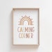 Set of 4 Calming Corner Prints, Boho Watercolor, Calming Techniques ...