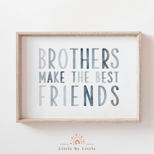 Brothers Wall Art - Etsy
