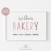 Kids Bakery Sign, Custom Play Kitchen Sign, Bake Shop Sign ...