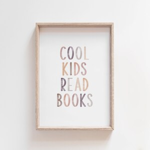 Set of 4 Reading Corner Sign, Let's Read, Today a Reader Tomorrow a ...