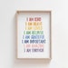 Kids Affirmation Prints: Watercolor Rainbow Wall Art (SET of 3 ...